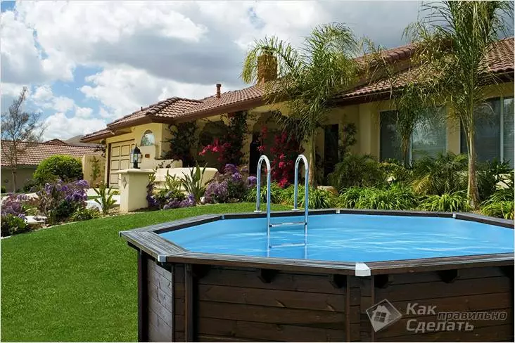 Piscina de fusta amb les vostres mans: com construir 4985_1