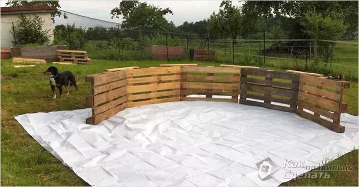 Construir la piscina