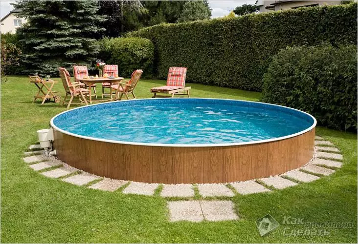 Cadre piscine avec vos propres mains au cottage - Comment faire des photos + photos 5319_11