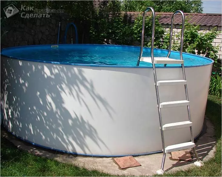 Cadre piscine avec vos propres mains au cottage - Comment faire des photos + photos 5319_13