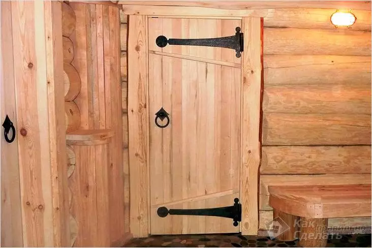 Door for the bath and sauna do it yourself - the door to the bath