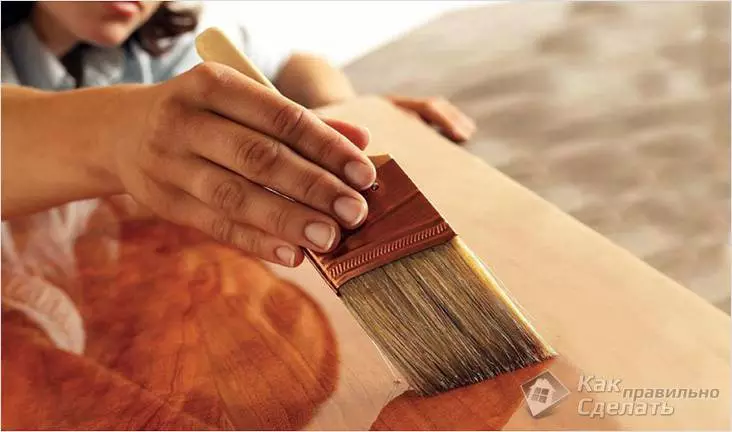 Varnishing Wooden