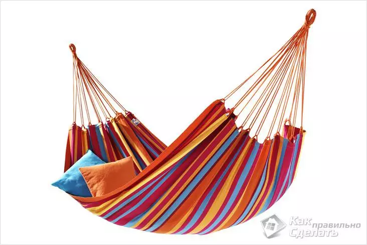 Sut i wneud hammock gyda'ch dwylo eich hun + llun