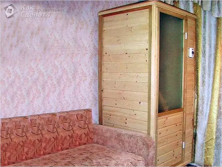 Dairede sauna, kendin yap - Nasıl yapılır (+ fotoğraf) 721_26